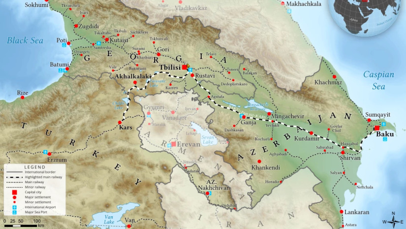 „ბაქო-თბილისი-ყარსის სარკინიგზო ხაზის განახლების სამუშაოები სასწრაფოდ ...