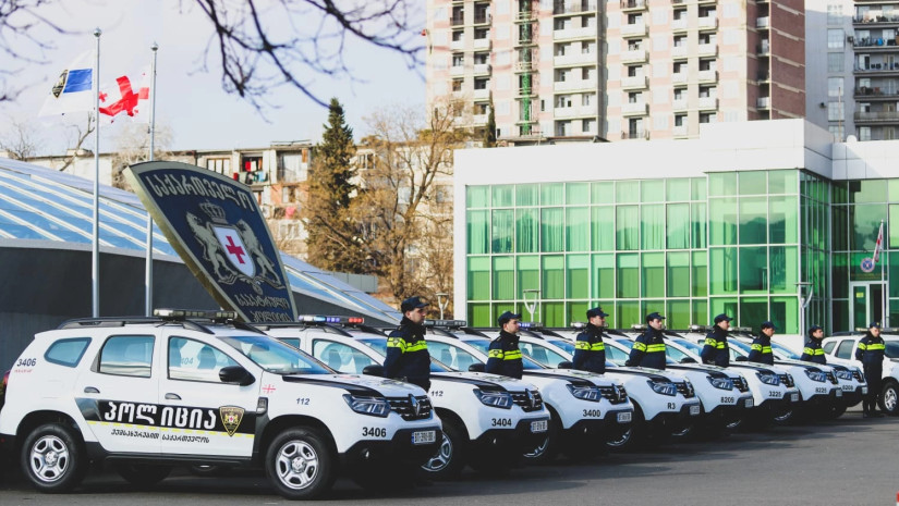 შსს-ს საპატრულო პოლიციის დეპარტამენტის ავტოპარკი განახლდა